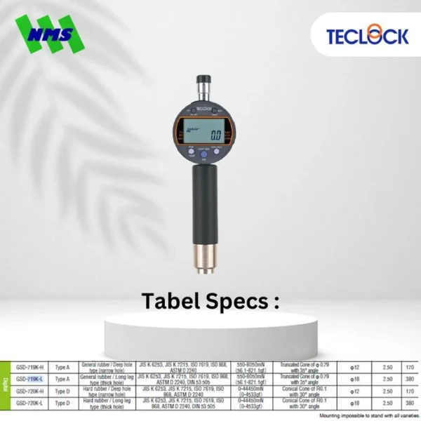 TECLOCK GSD-719K-L - AYO LANGSUNG BELI DI NMSTOOLS